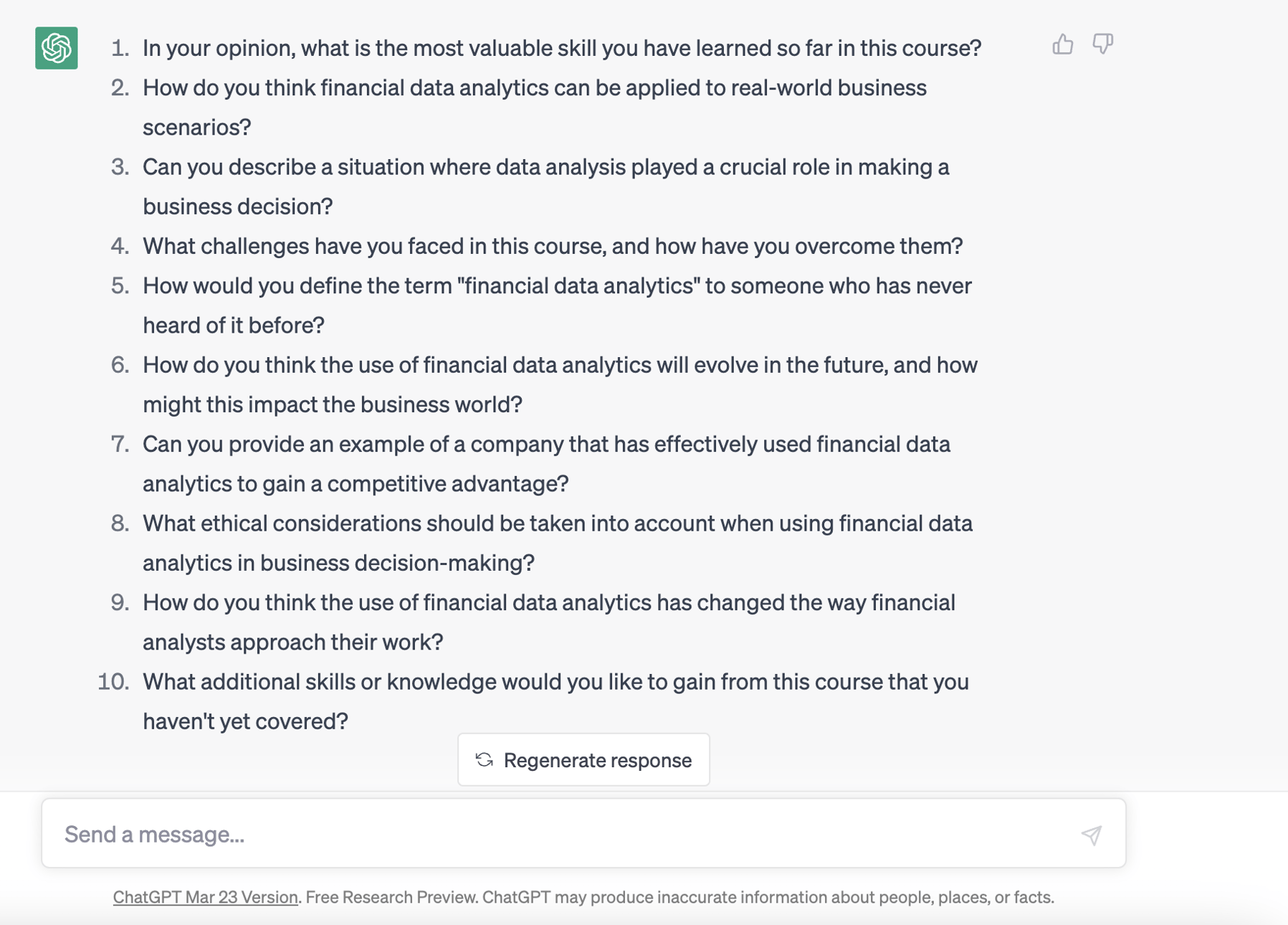 How to use ChatGPT as a college professor